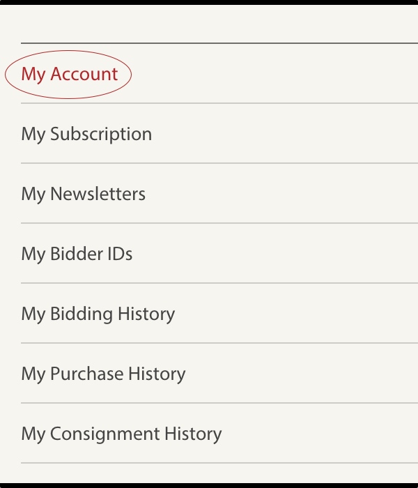 View your account history online! - Tarisio